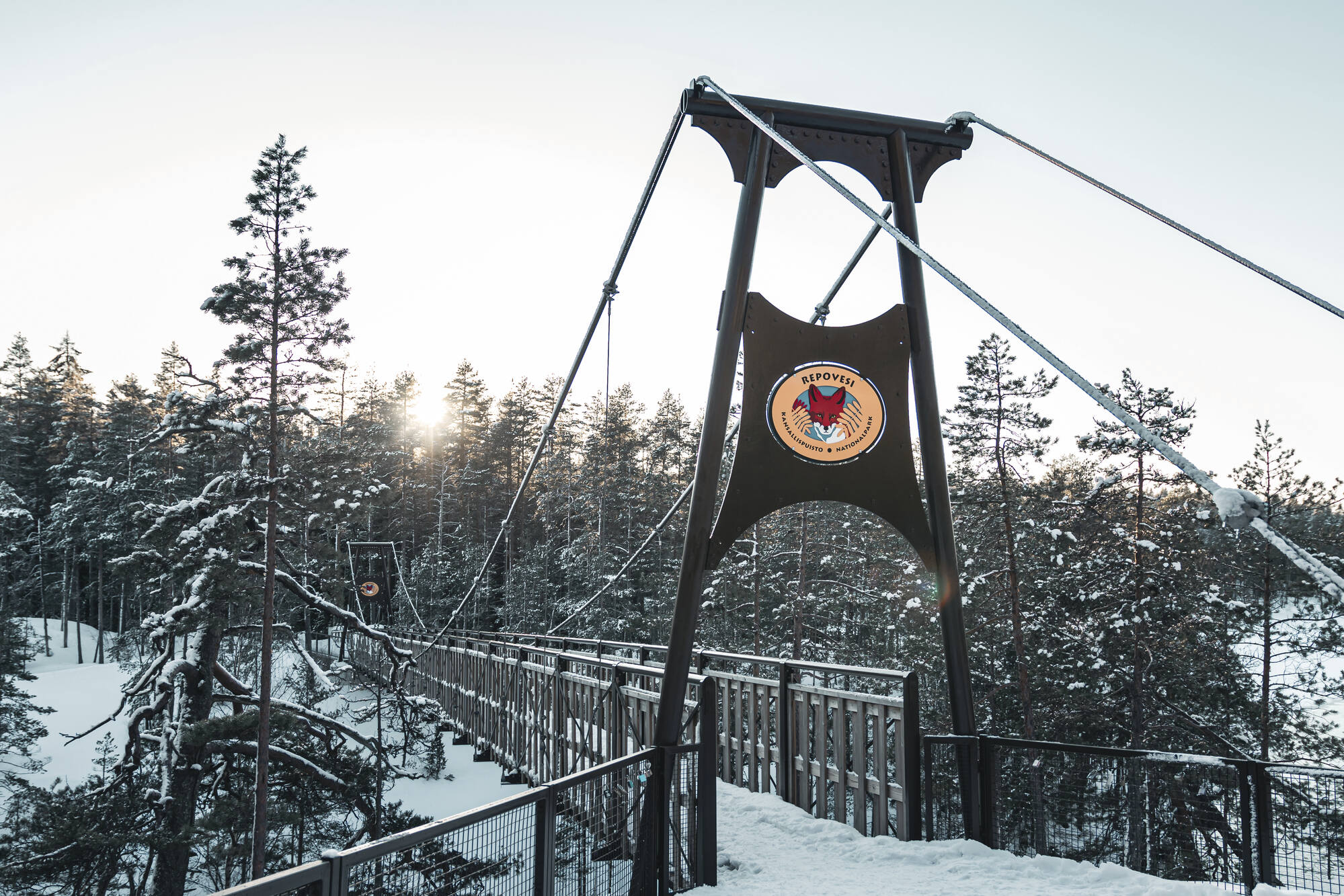 Lapinsalmen silta Repoveden kansallispuistossa suljetaan toistaiseksi ...