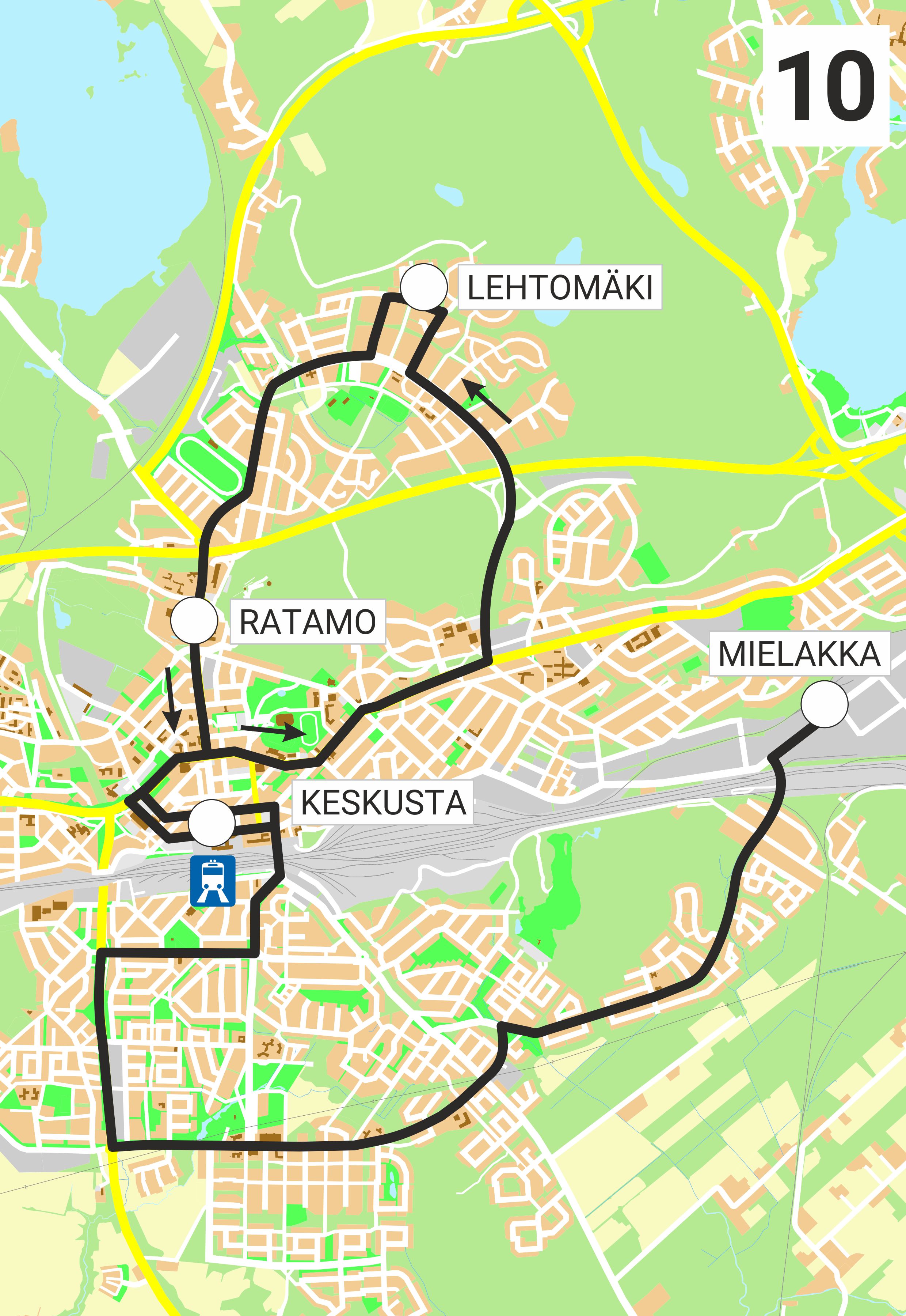 Uusi bussilinjasto esittelyssä: Runkolinja 10 - Kouvolan kaupunki