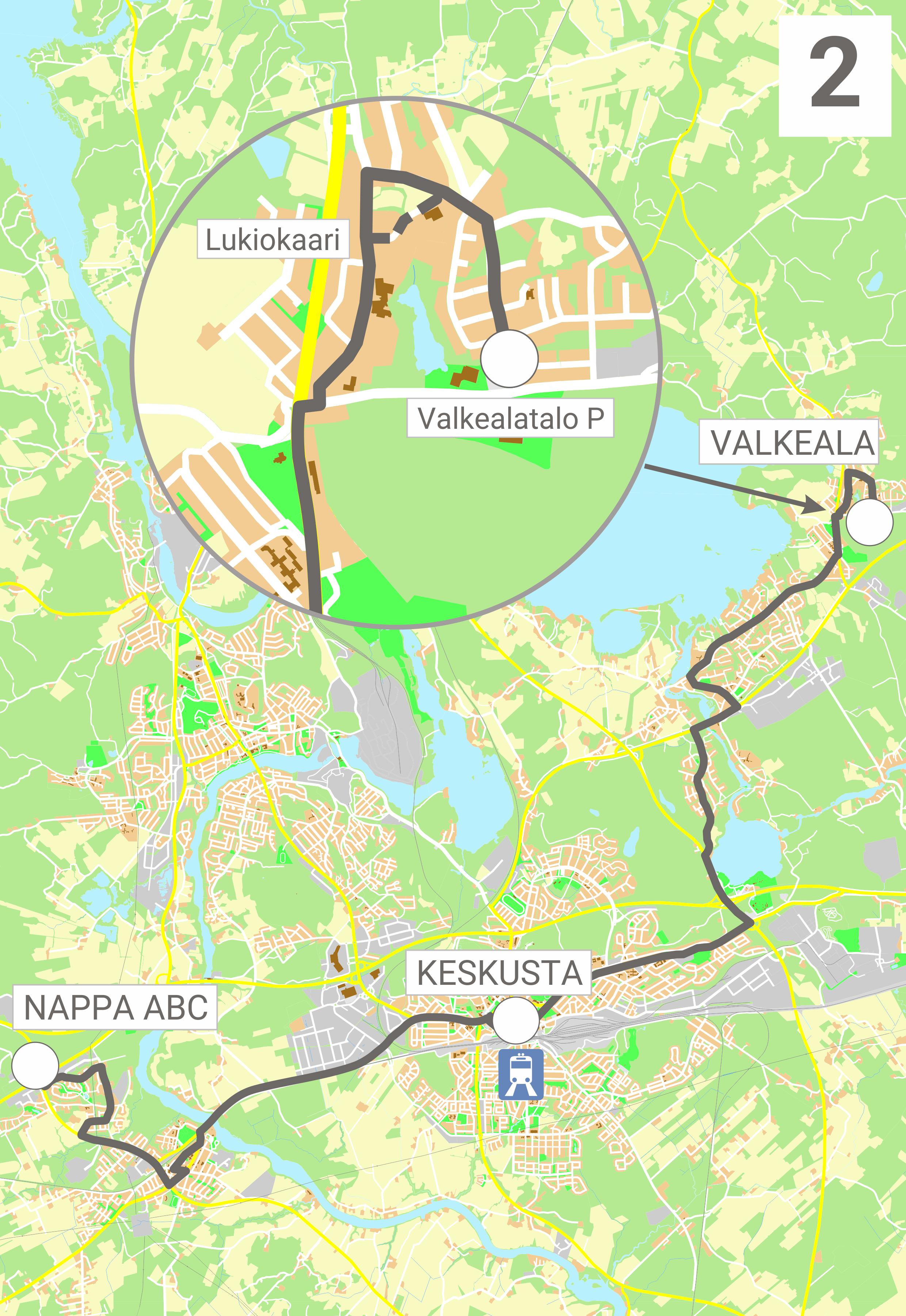Linja 2 - Kouvolan kaupunki